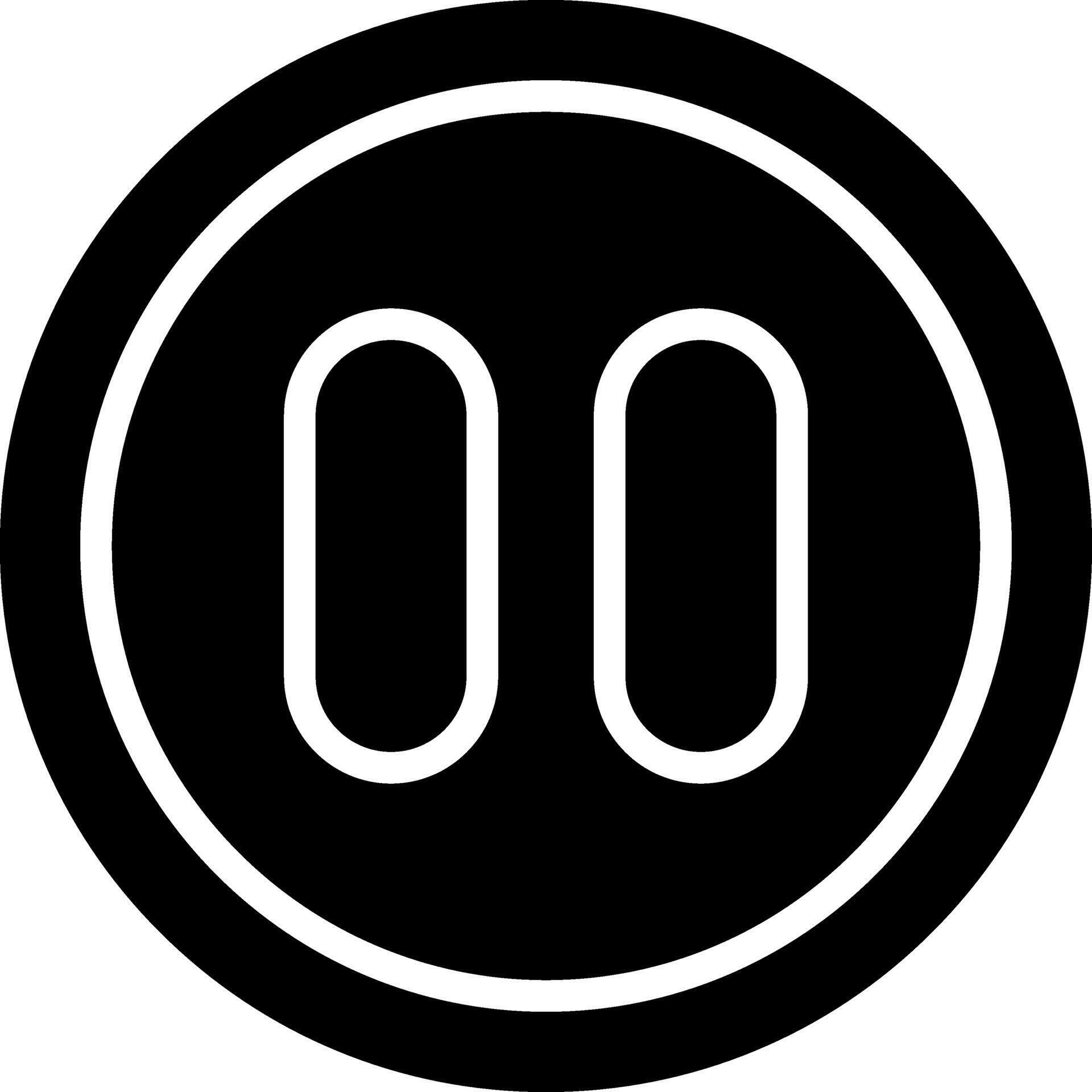 Pause Button Vector Icon 39115542 Vector Art at Vecteezy