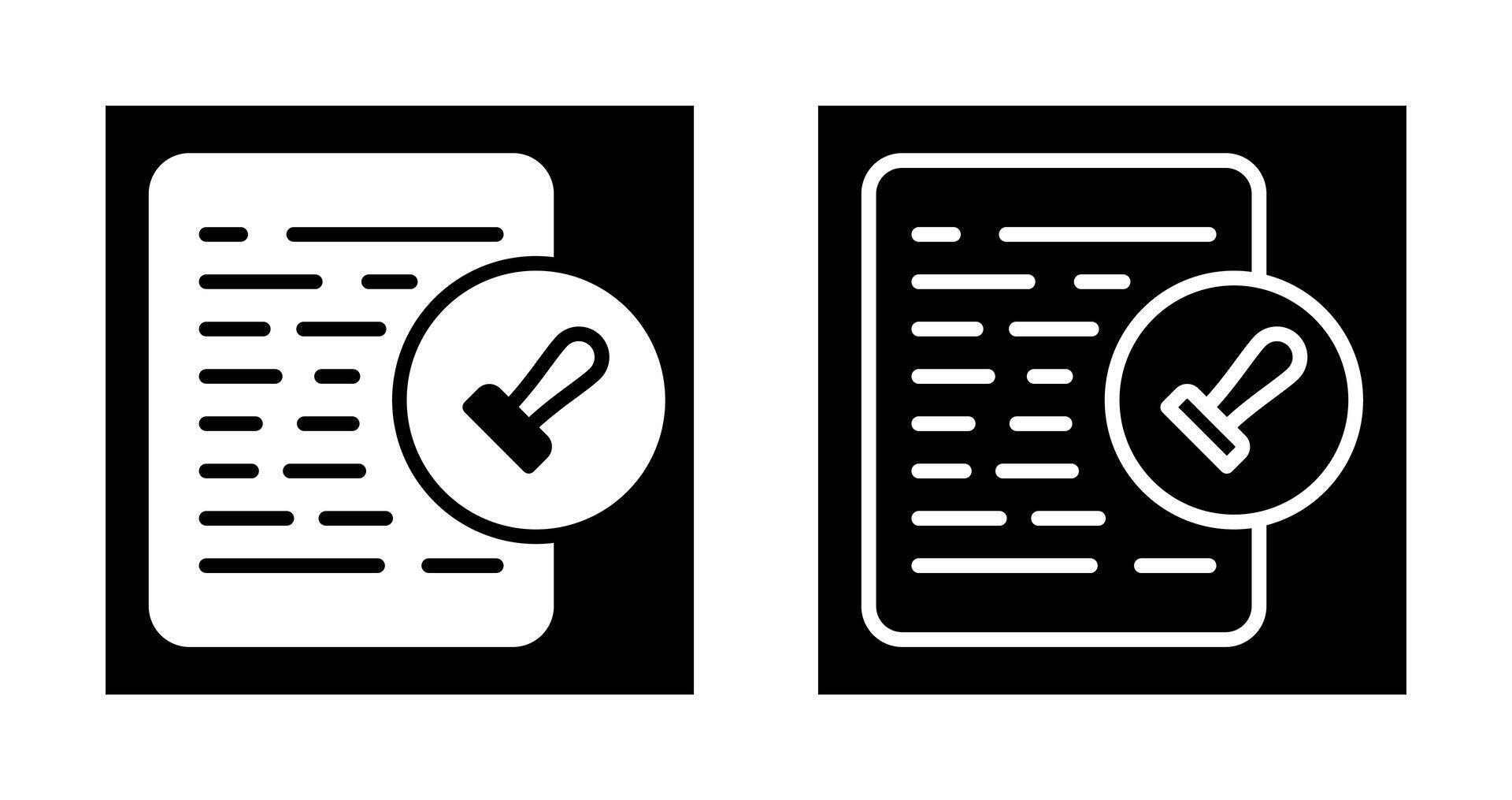 Document Permissions Vector Icon 39117690 Vector Art At Vecteezy