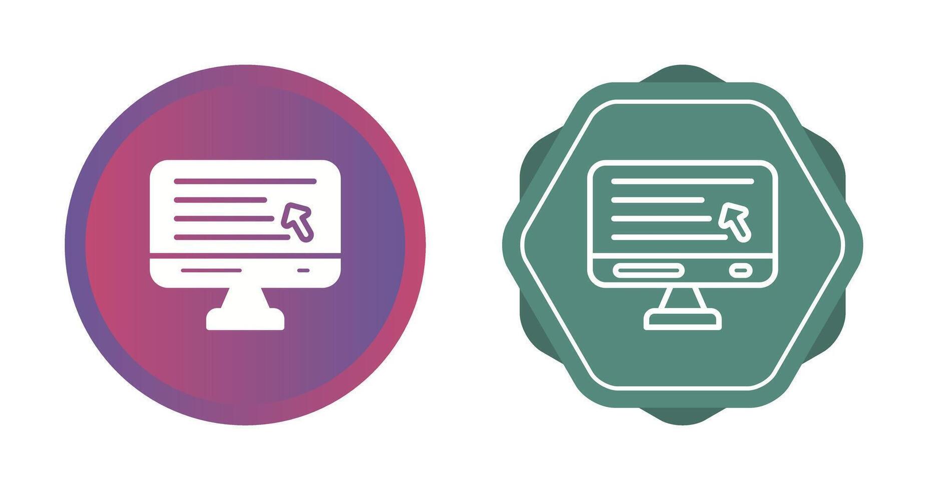 Desktop Computer Vector Icon 39123647 Vector Art at Vecteezy