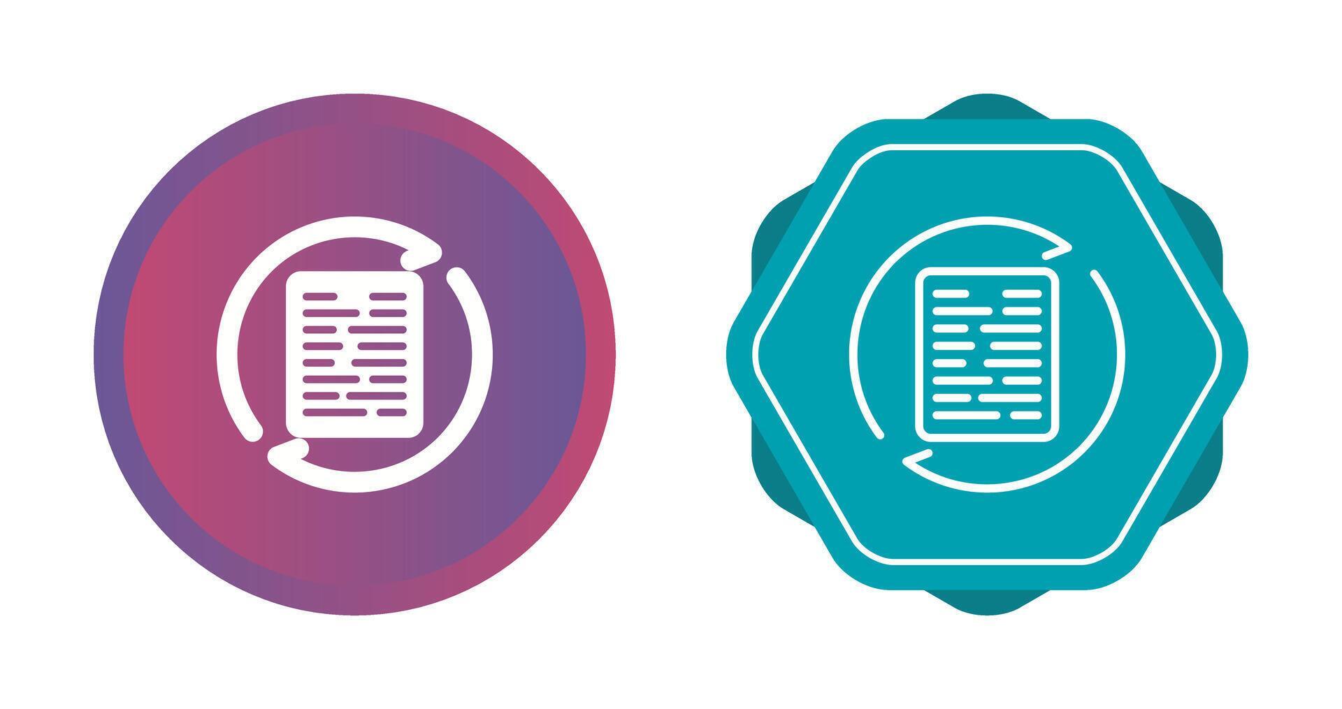 Document Synchronization Vector Icon 39123814 Vector Art at Vecteezy