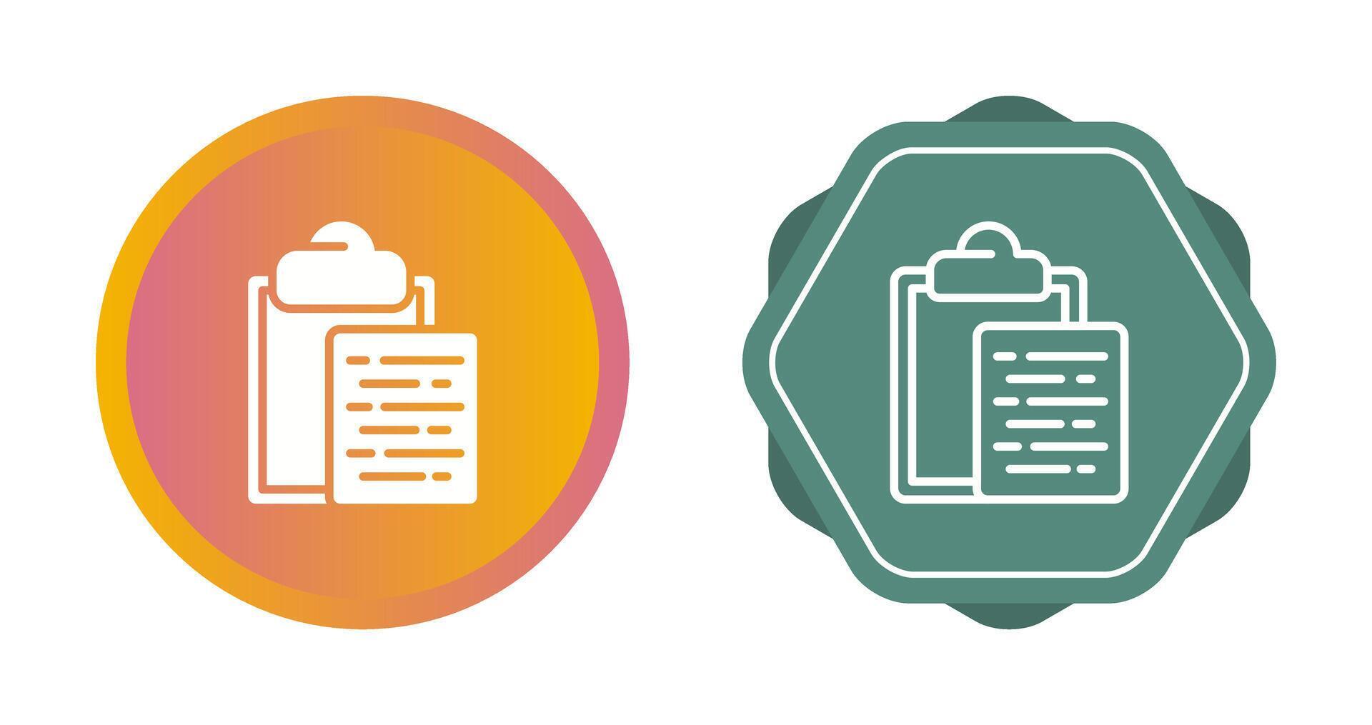 Document Paste Vector Icon 39124607 Vector Art at Vecteezy