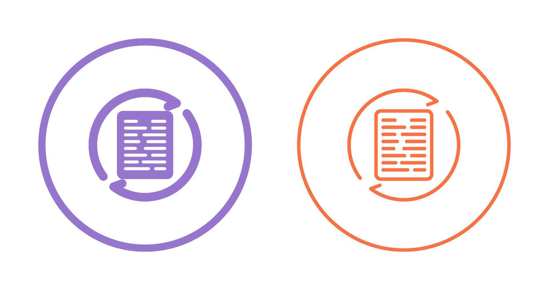 Document Synchronization Vector Icon 39125556 Vector Art at Vecteezy