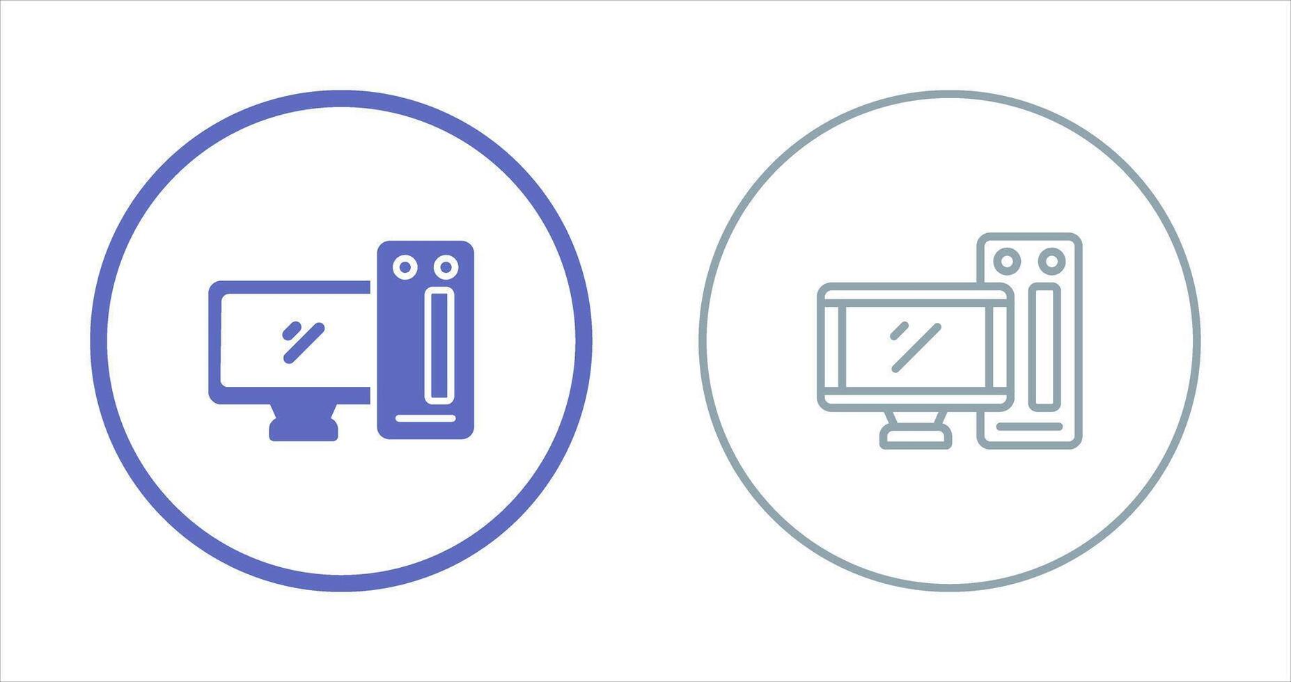 Desktop Computer Vector Icon 39126502 Vector Art at Vecteezy