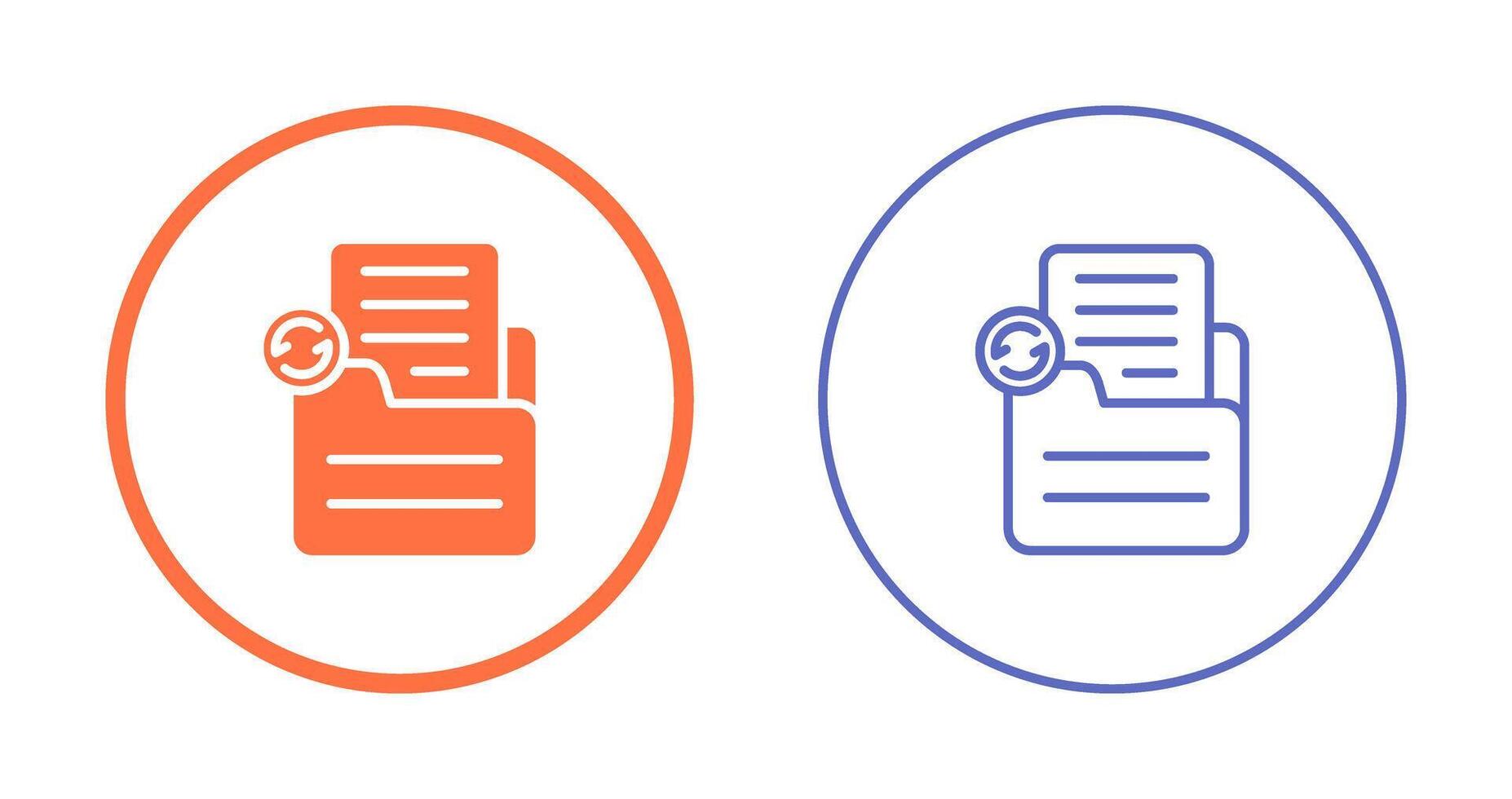 Document Sync Vector Icon 39126770 Vector Art at Vecteezy