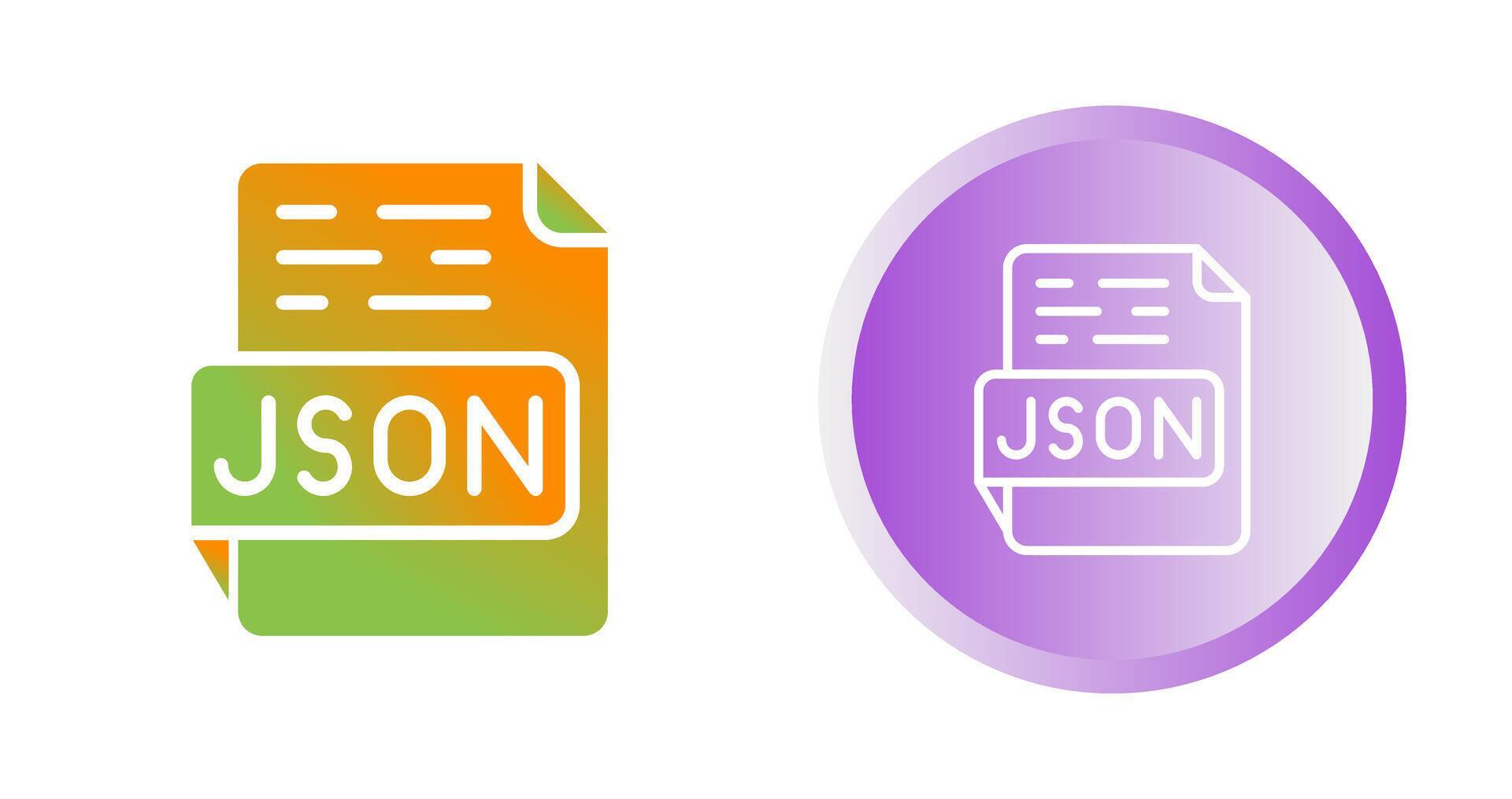 JSON Vector Icon 39129772 Vector Art at Vecteezy
