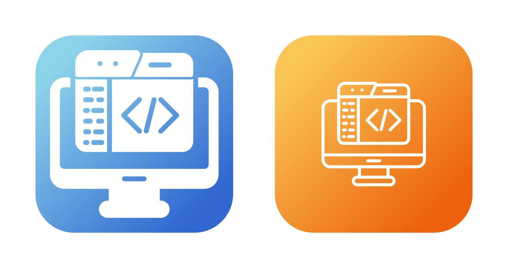 Code Editor Vector Icon 39129835 Vector Art at Vecteezy