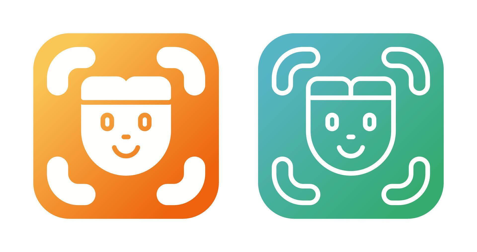 Facial Recognition Vector Icon 39129938 Vector Art At Vecteezy