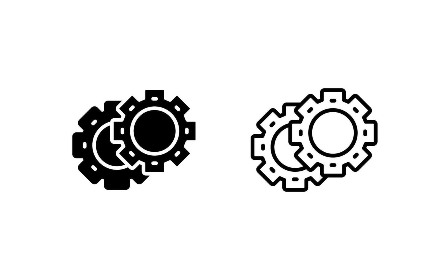 Gears Vector Icon 39144591 Vector Art at Vecteezy