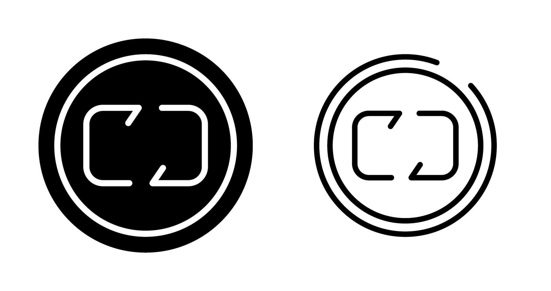 Repeat Icon Vector Icon 39146283 Vector Art at Vecteezy