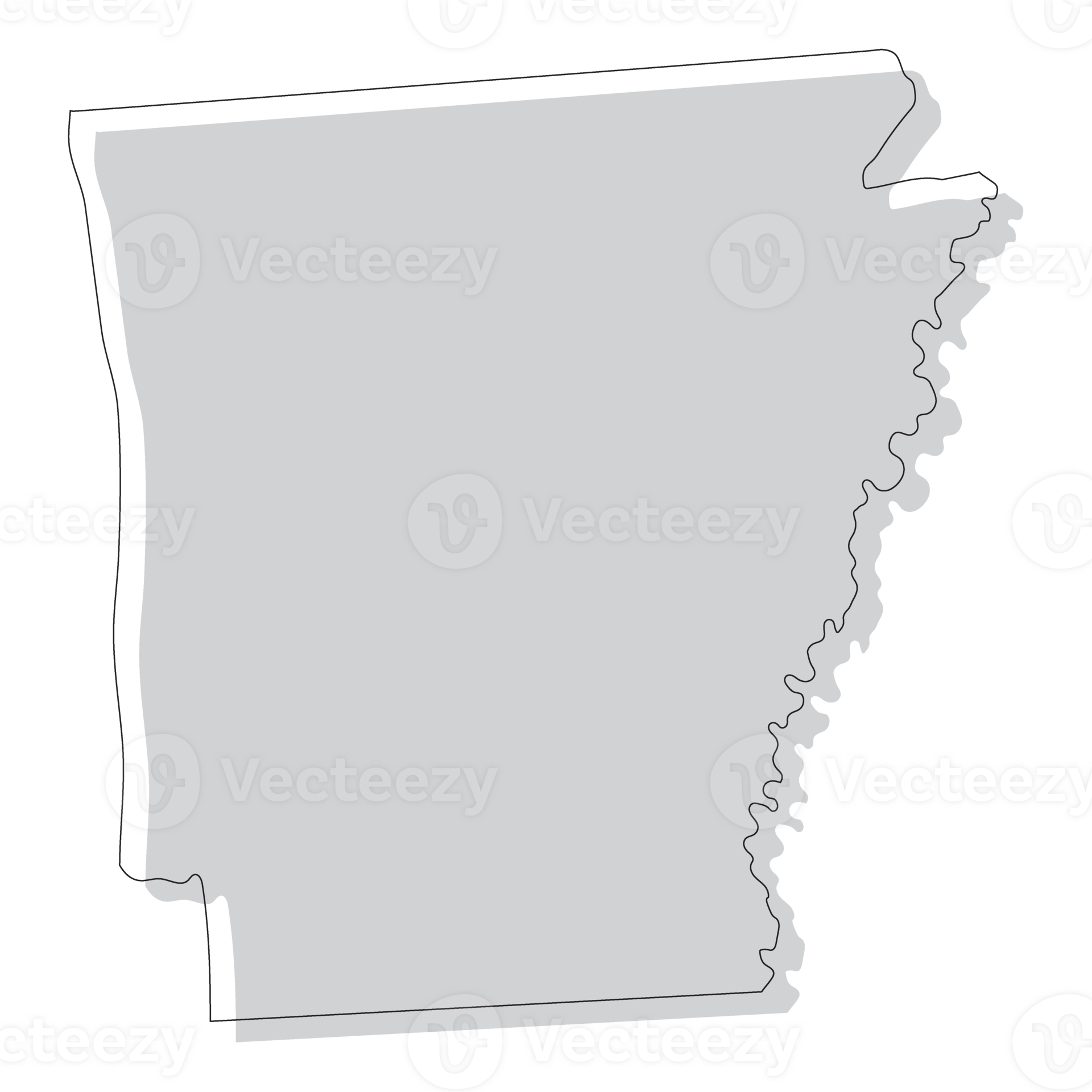 Arkansas State Map Map Of The Us State Of Arkansas 39147678 Png