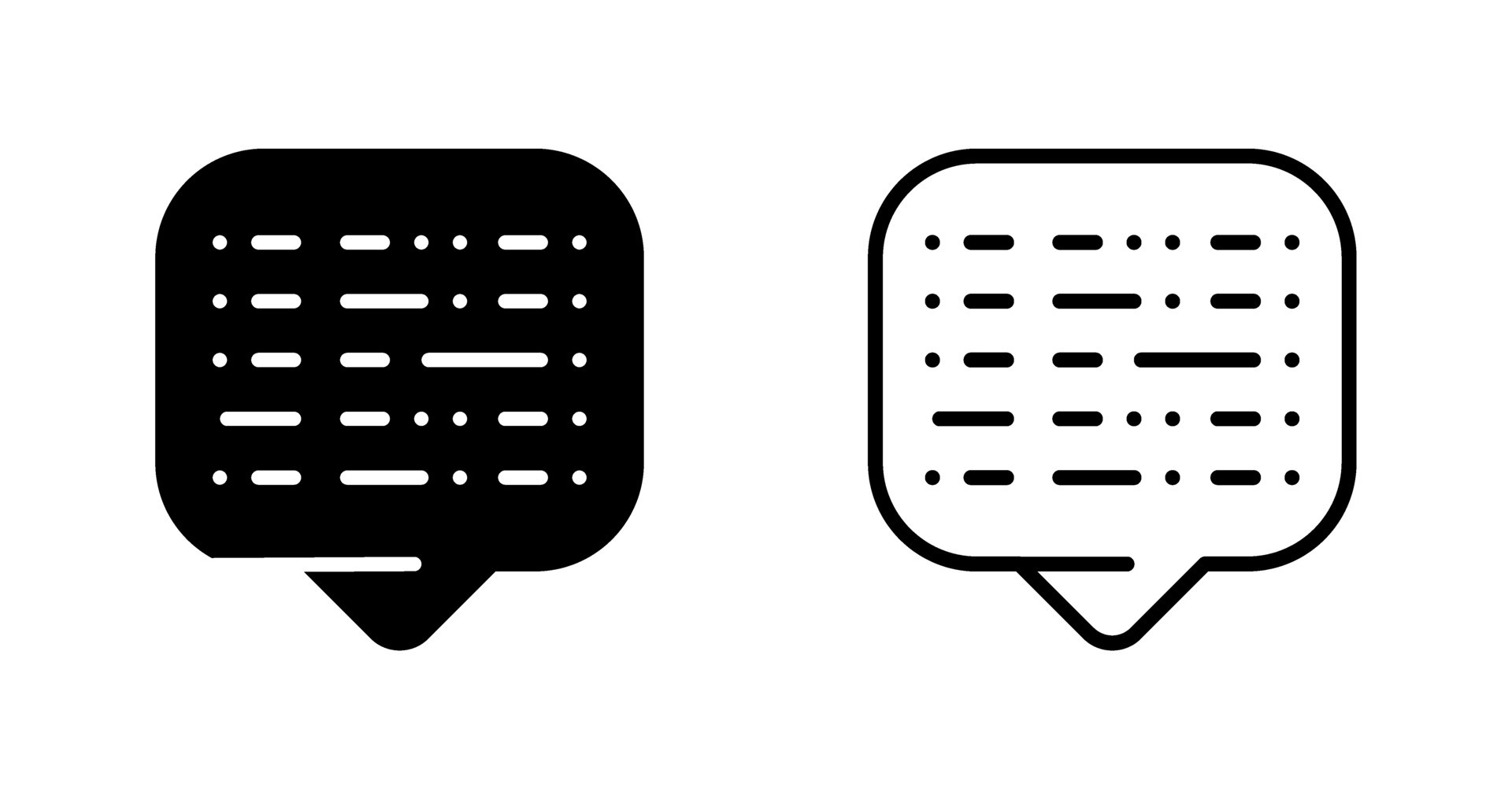 Morse Code Vector Icon 39148448 Vector Art At Vecteezy