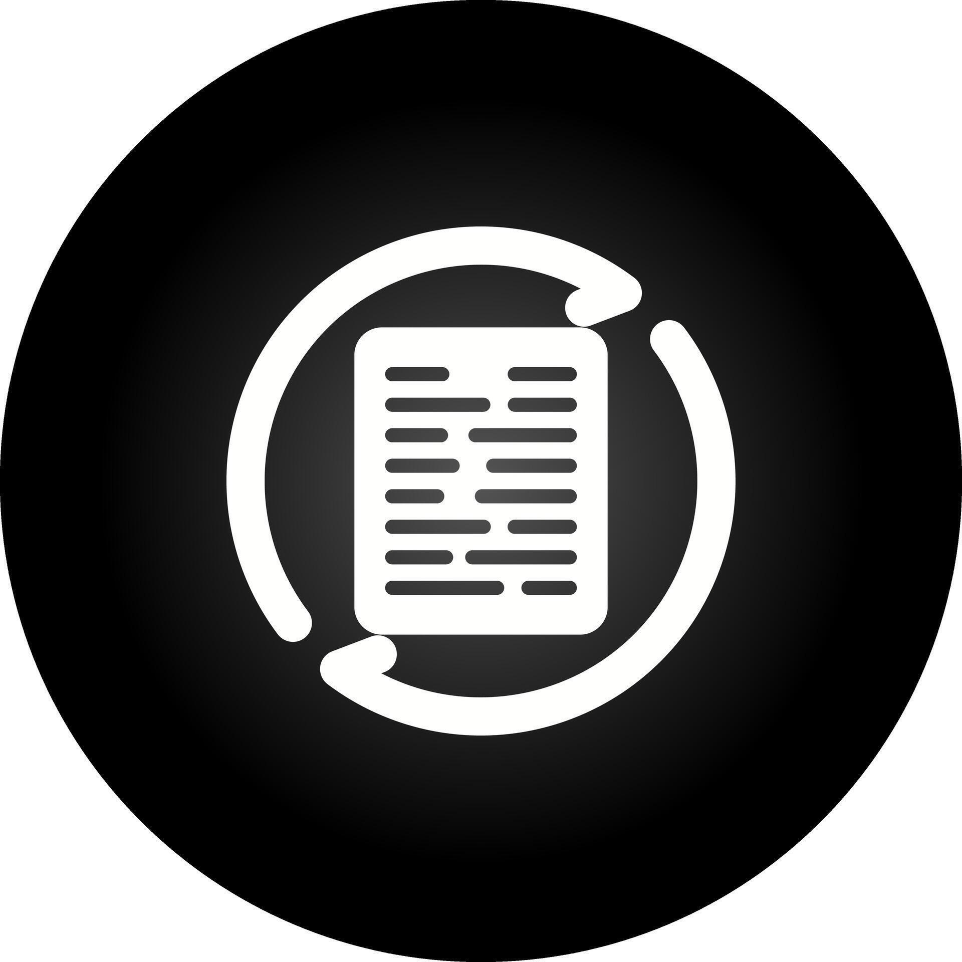 Document Synchronization Vector Icon 39151562 Vector Art at Vecteezy