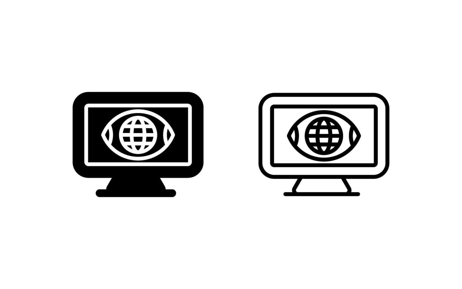 Computer Vector Icon 39152519 Vector Art At Vecteezy