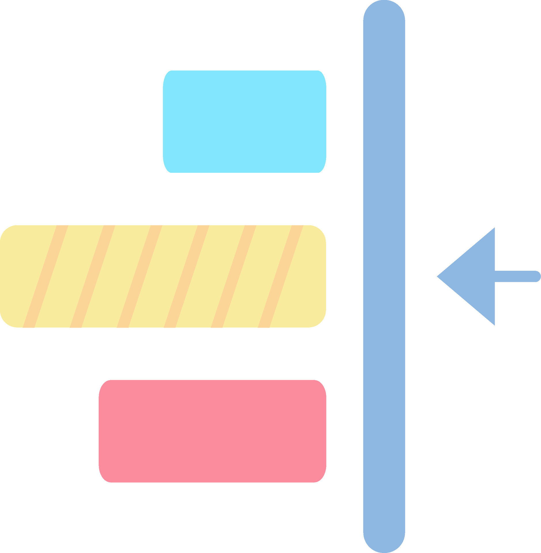 Right alignment Flat Light Icon 39155607 Vector Art at Vecteezy