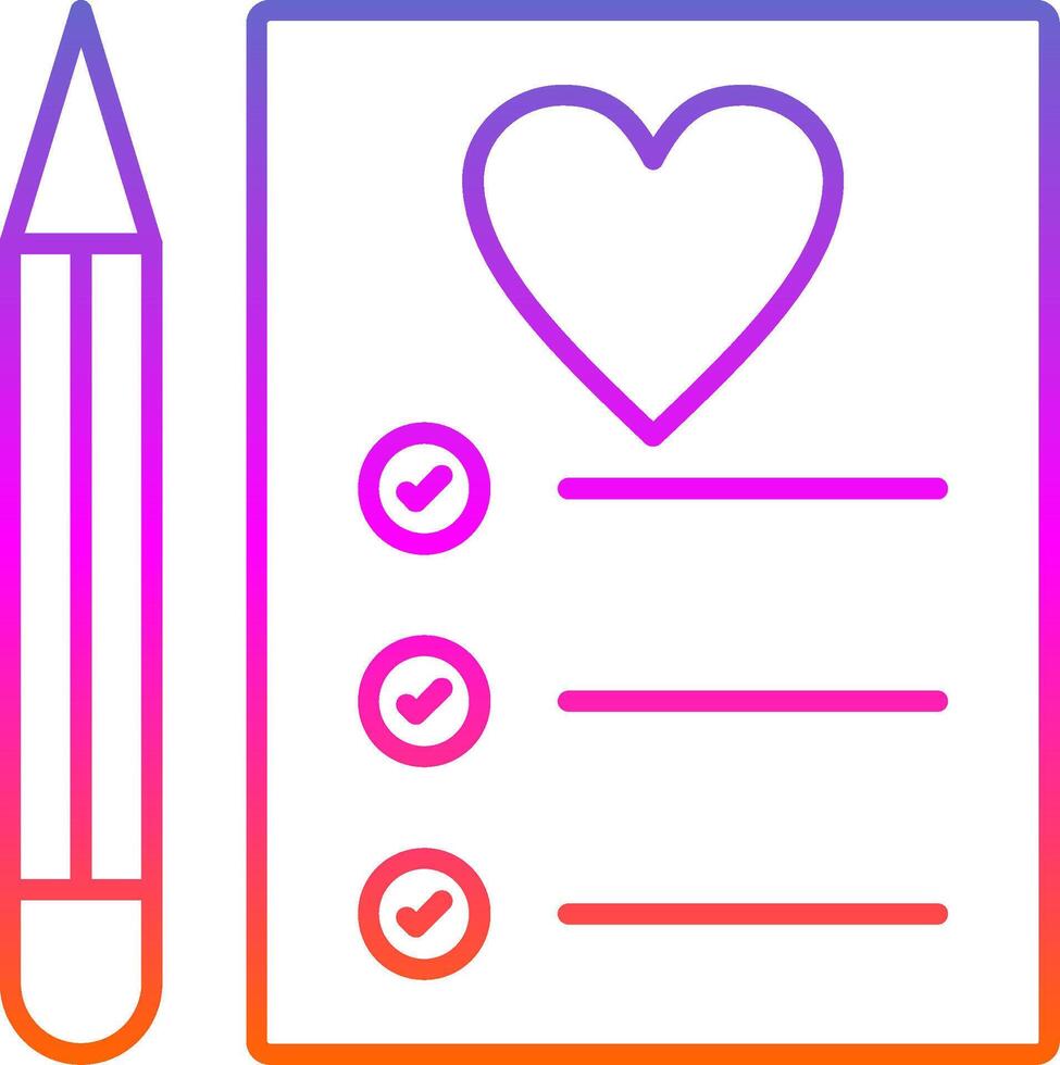 Procedure Line Gradient Icon 39161143 Vector Art at Vecteezy