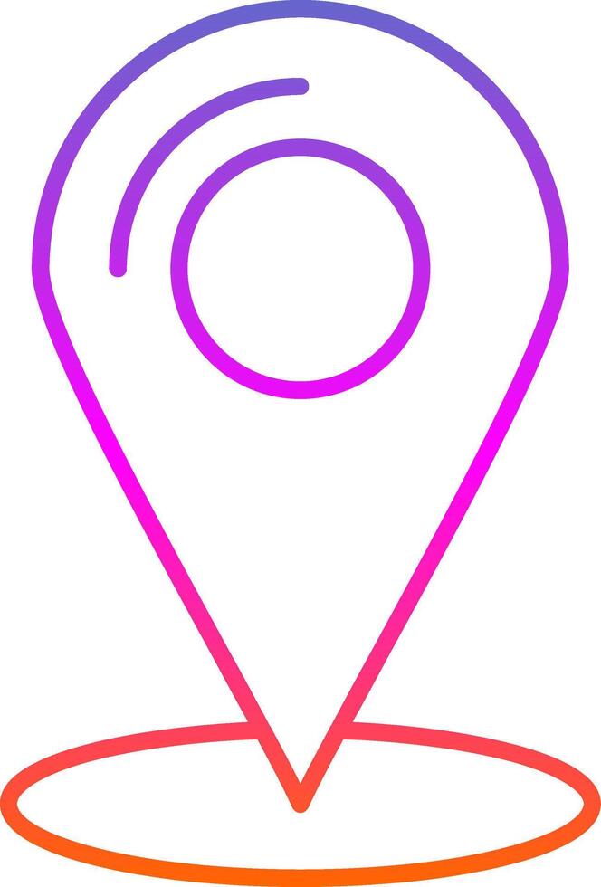 Location Line Gradient Icon 39164142 Vector Art at Vecteezy
