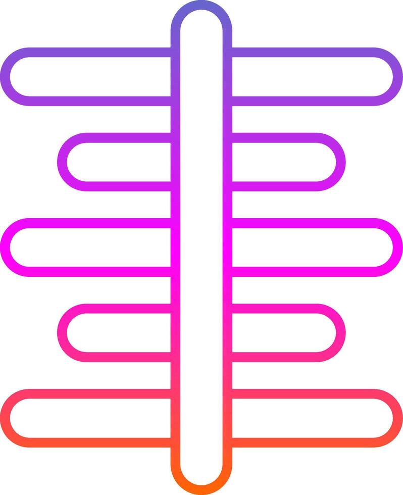Center Align Line Gradient Icon 39165269 Vector Art At Vecteezy