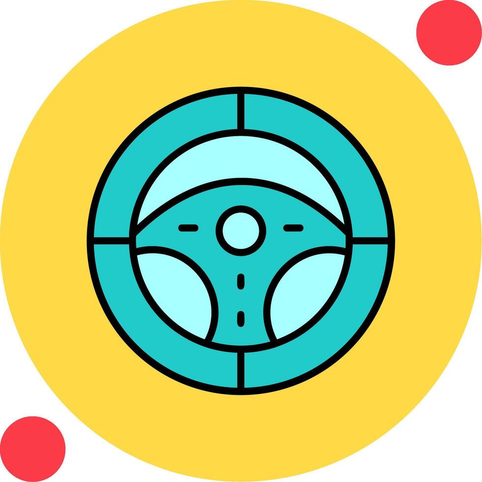 Steering Wheel Vector Icon 39165841 Vector Art at Vecteezy