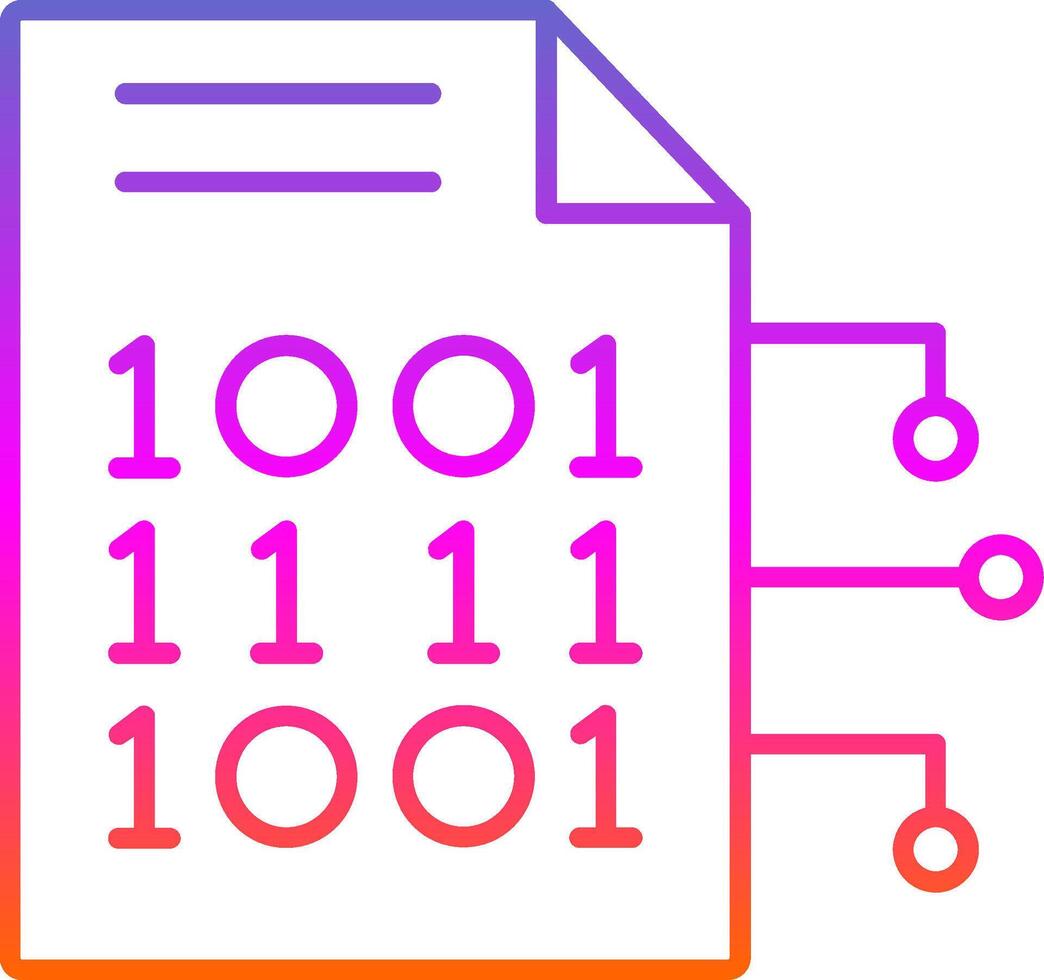 Encryption Data Line Gradient Icon 39169160 Vector Art at Vecteezy