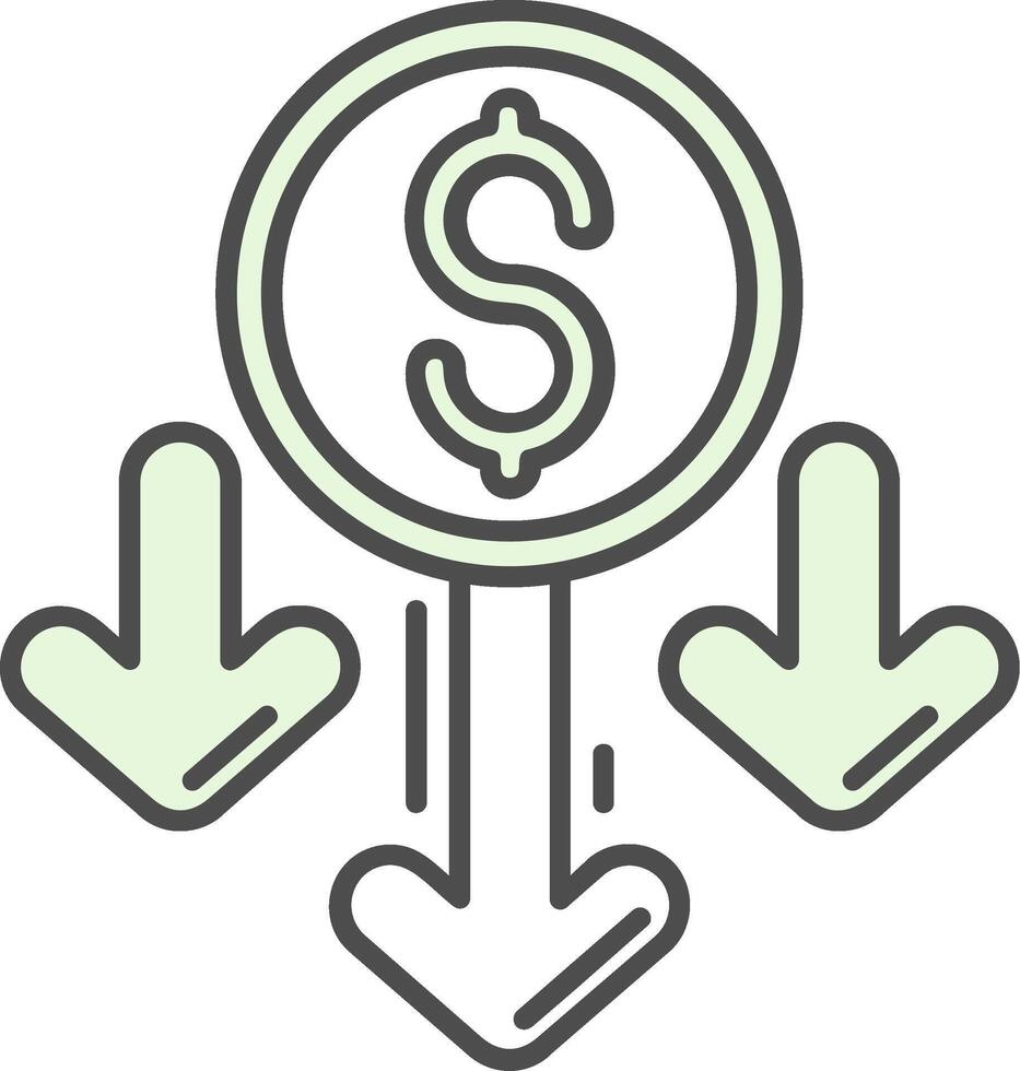 Decrease Green Light Fillay Icon 39169236 Vector Art at Vecteezy