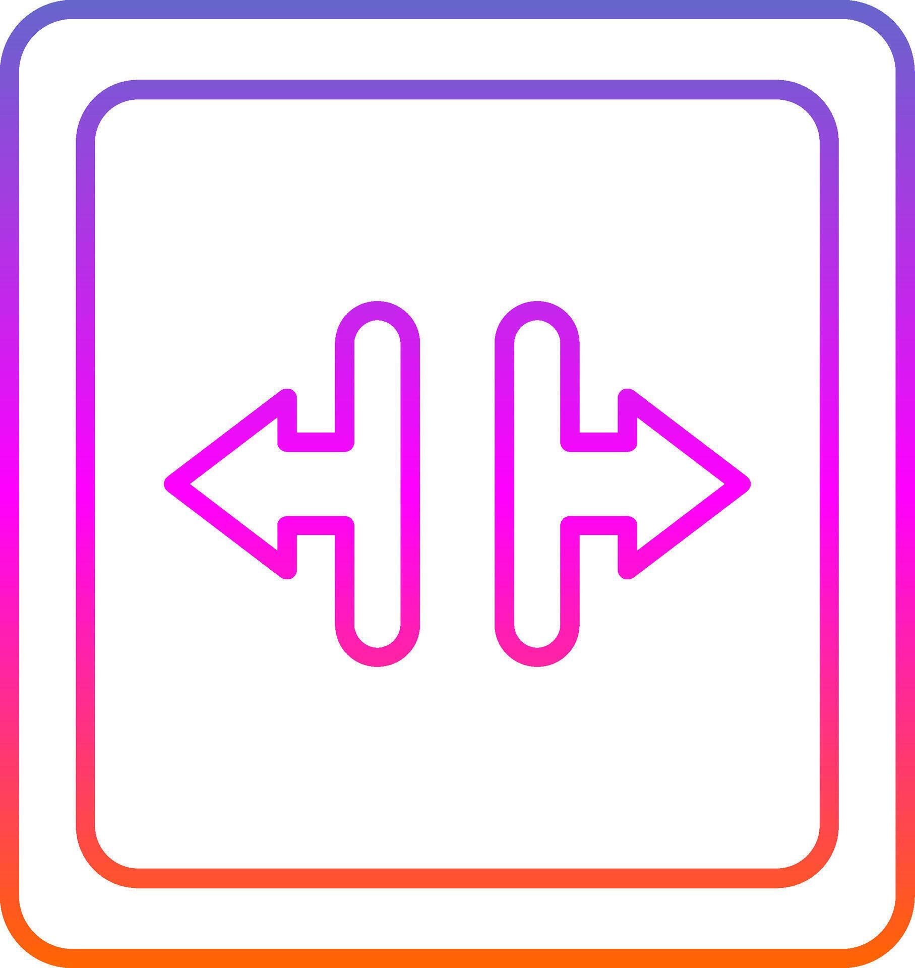 Width Line Gradient Icon 39170150 Vector Art at Vecteezy