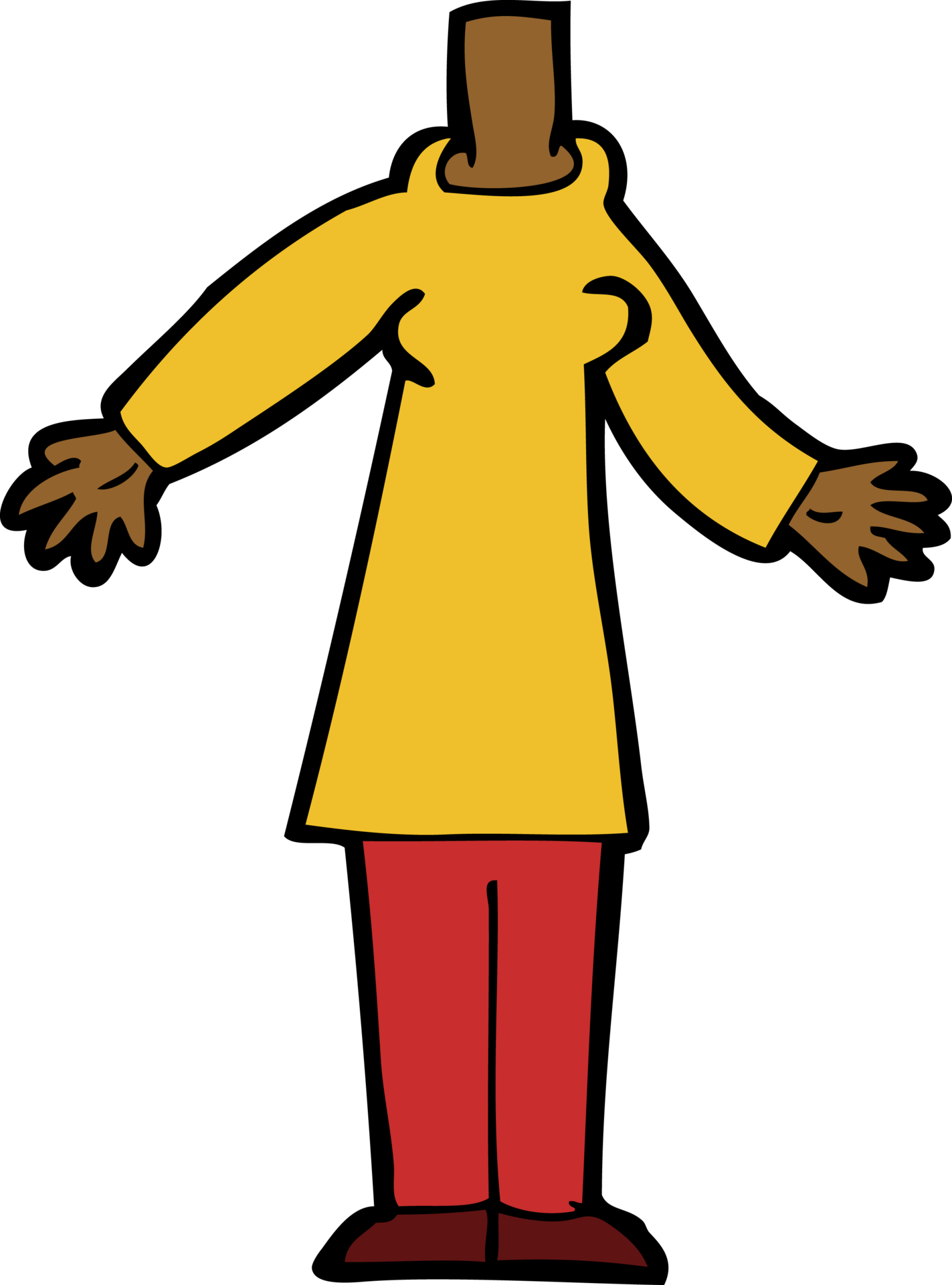 Cartoon Body Mix And Match Cartoons Or Add Own Photos 39177024 Png