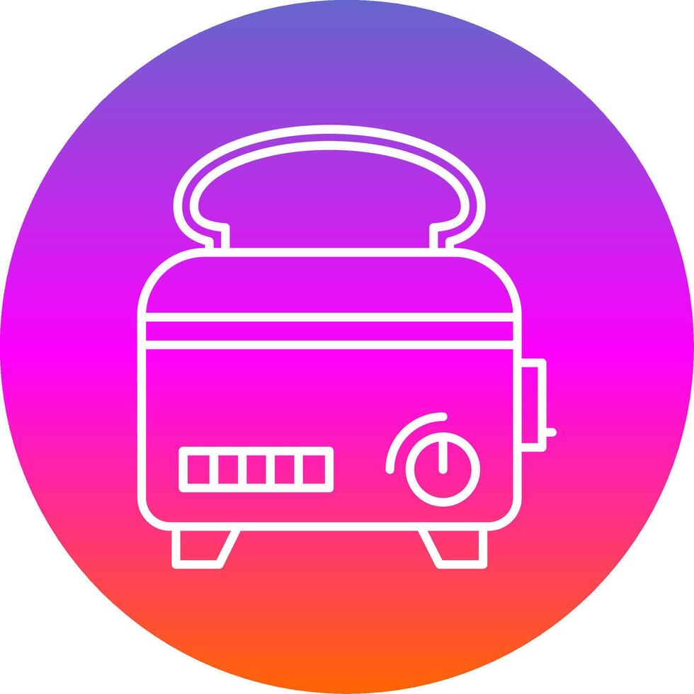 Toaster Line Gradient Circle Icon 39179719 Vector Art at Vecteezy Toaster Line Gradient Circle Icon 39179719 Vector Art at Vecteezy