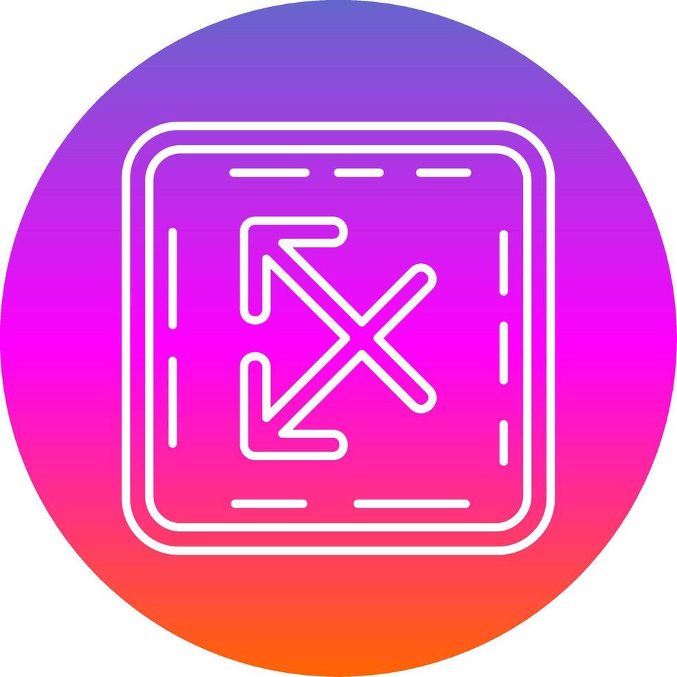 Intersect Line Gradient Circle Icon 39182589 Vector Art at Vecteezy