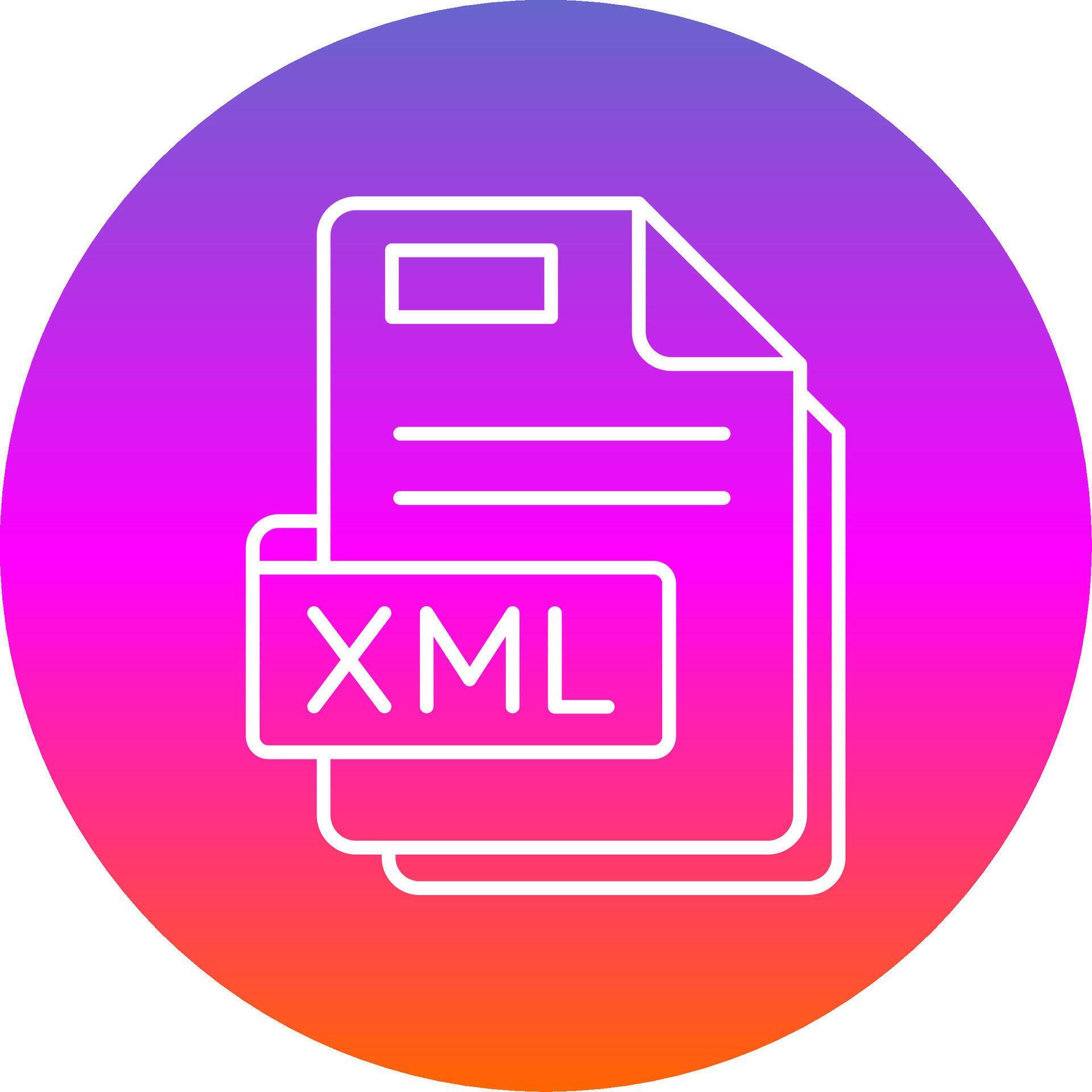 Xml Line Gradient Circle Icon 39184381 Vector Art at Vecteezy