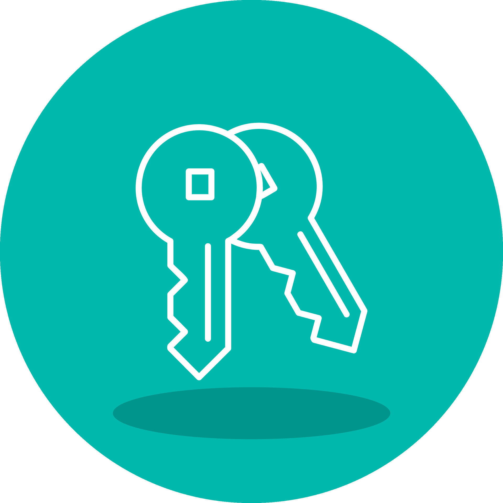 Keys Vector Icon 39185349 Vector Art at Vecteezy