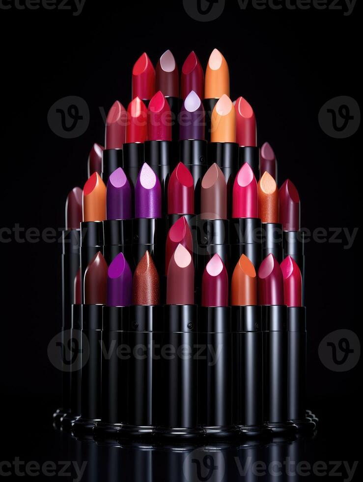 AI generated Studio shot of assortment lipsticks 39191342 Stock Photo ...