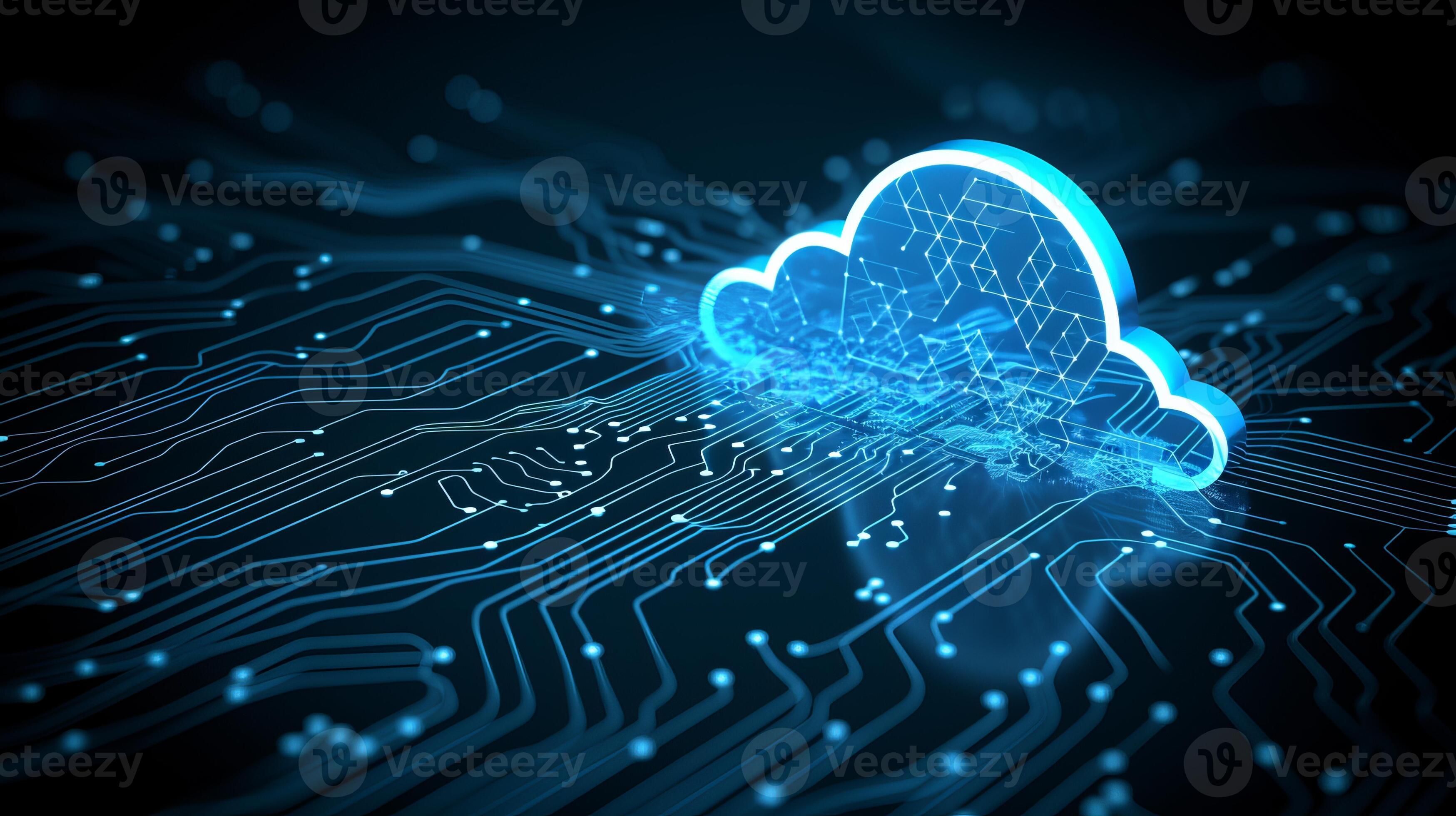 AI generated Secure end to end encrypted cloud data stream with dynamic and dramatic ...