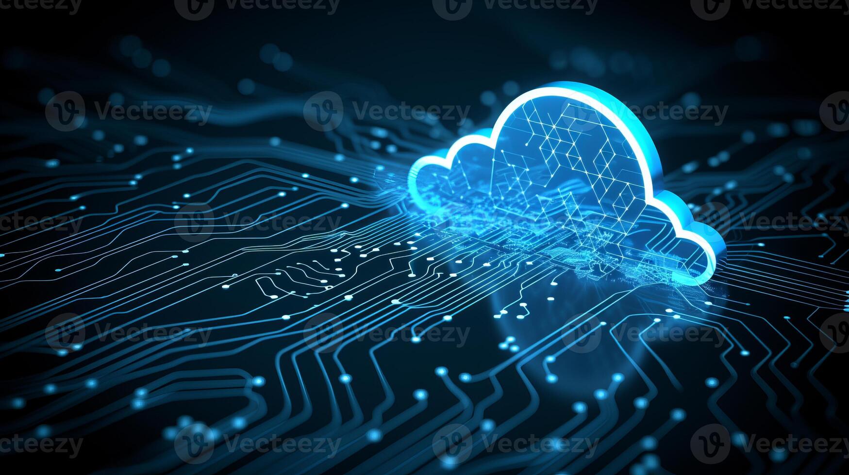 Ai Generated Secure End To End Encrypted Cloud Data Stream With Dynamic And Dramatic 5941