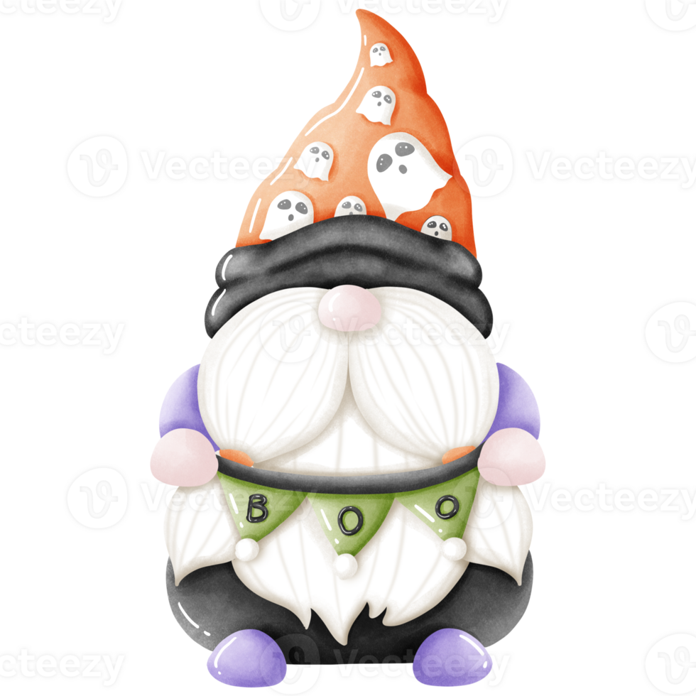 Halloween Cute Gnome 39200626 Png