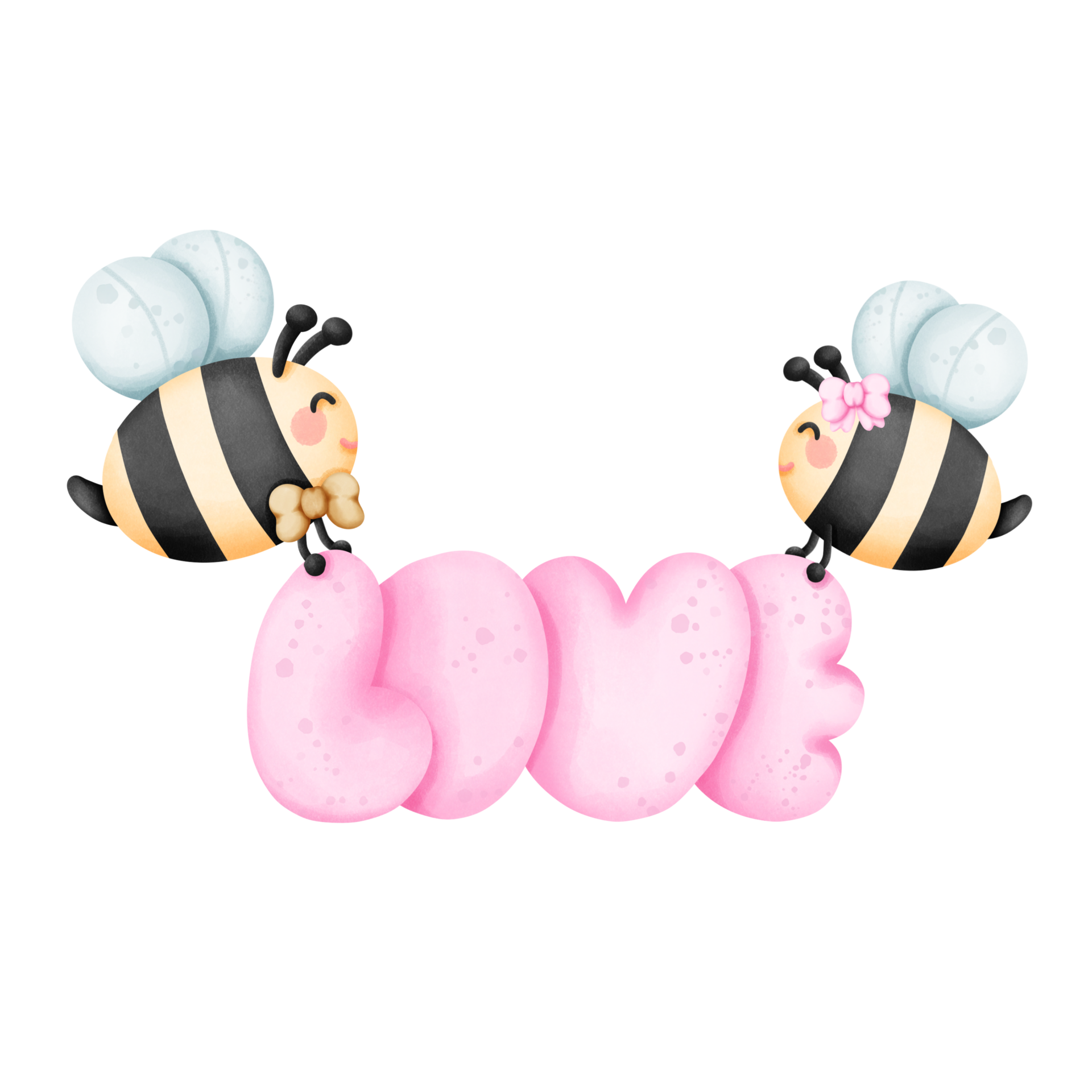 Valentine Cute Bee 39201002 Png