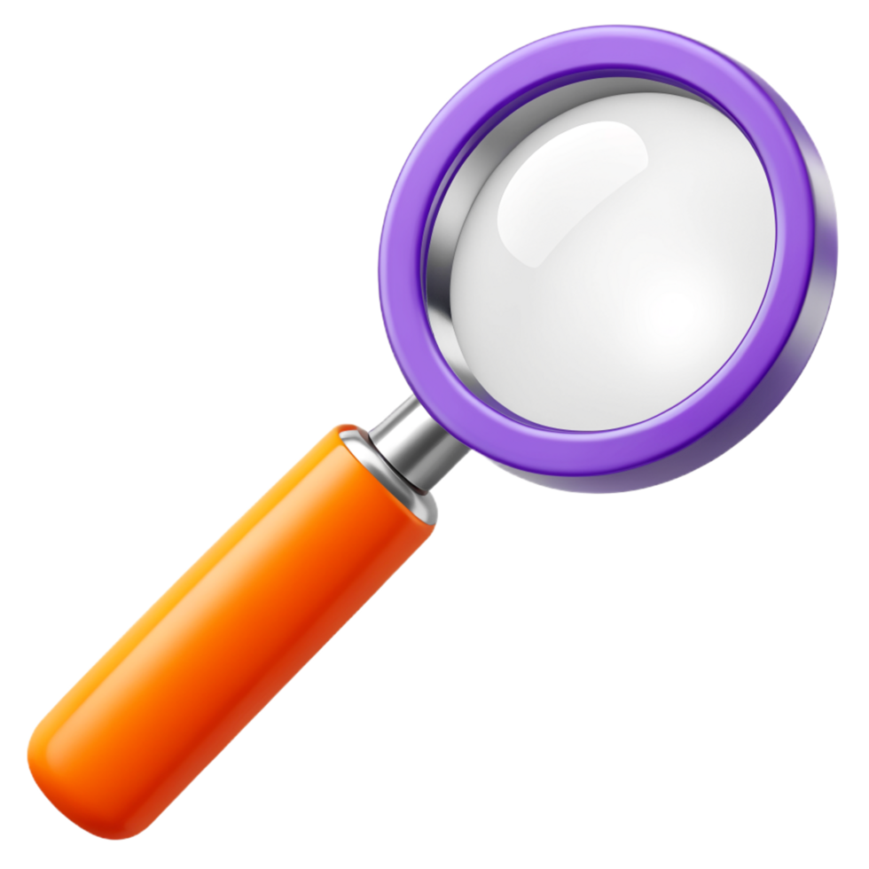 Ai Generated 3d Business Magnifying Glasses 39201244 Png