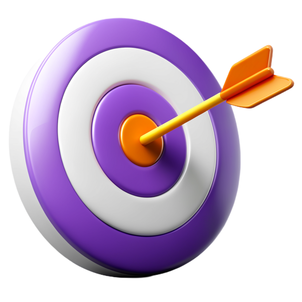 AI generated 3D Business Target 39201250 PNG