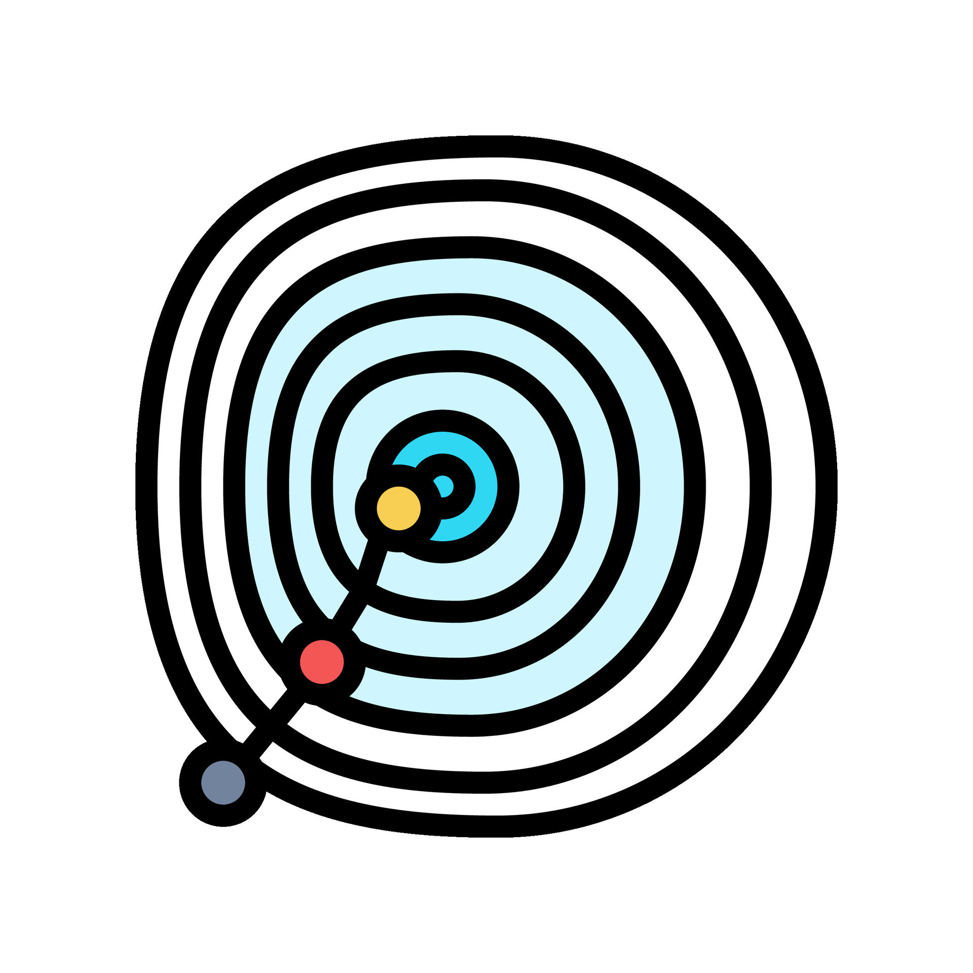 Gradient Descent Algorithm Color Icon Vector Illustration 39202046 Vector Art At Vecteezy