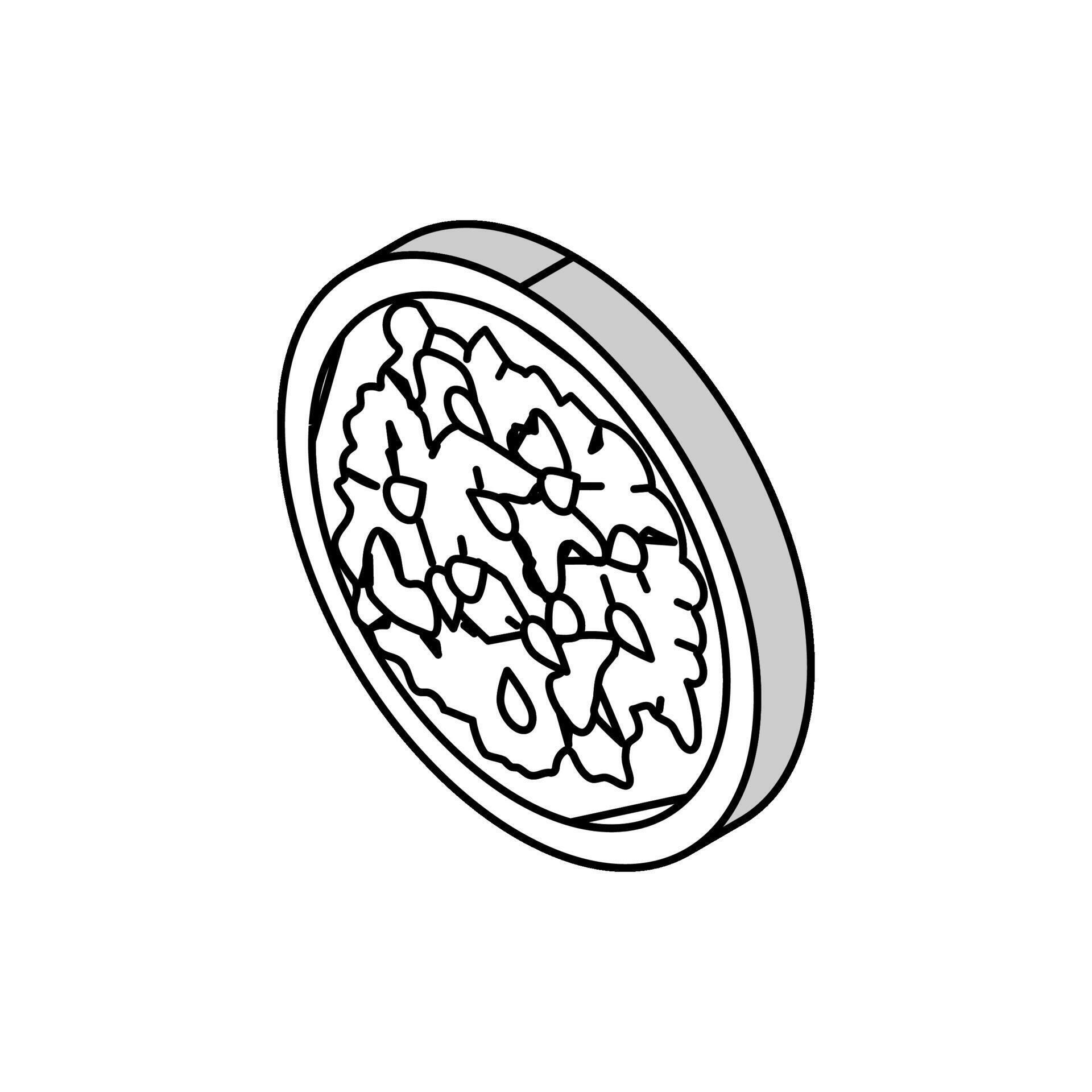 Egg Salad Isometric Icon Vector Illustration 39203856 Vector Art At Vecteezy