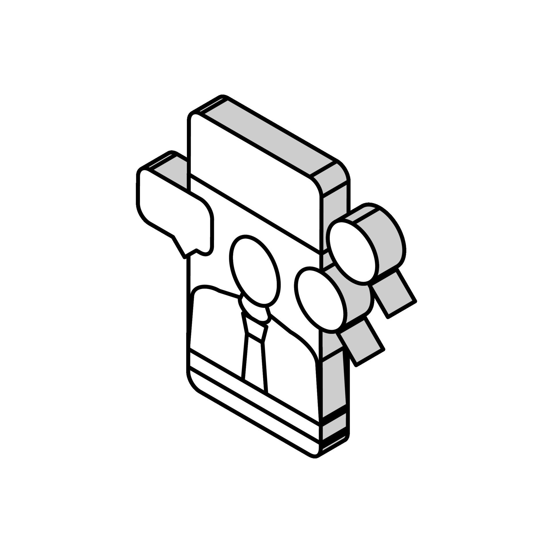 phone interview interview job isometric icon vector illustration ... phone interview interview job isometric icon vector illustration ...