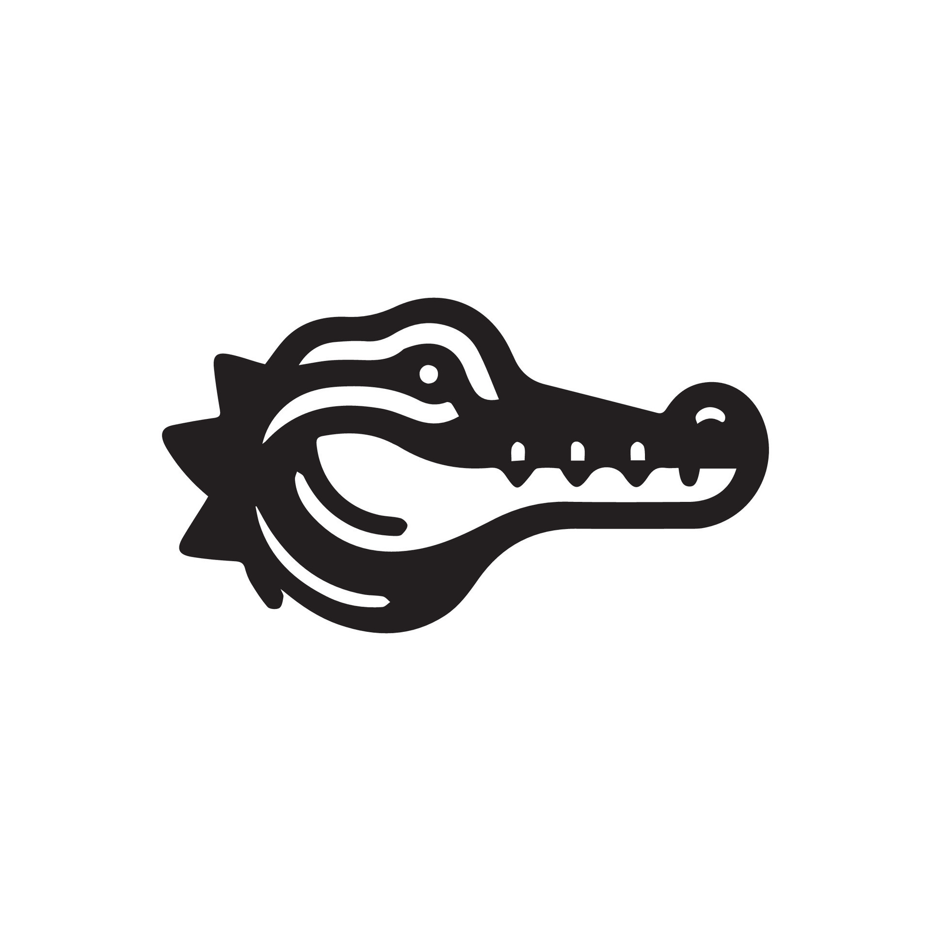 Alligator illustration, vector of crocodile icons 39207584 Vector Art ...