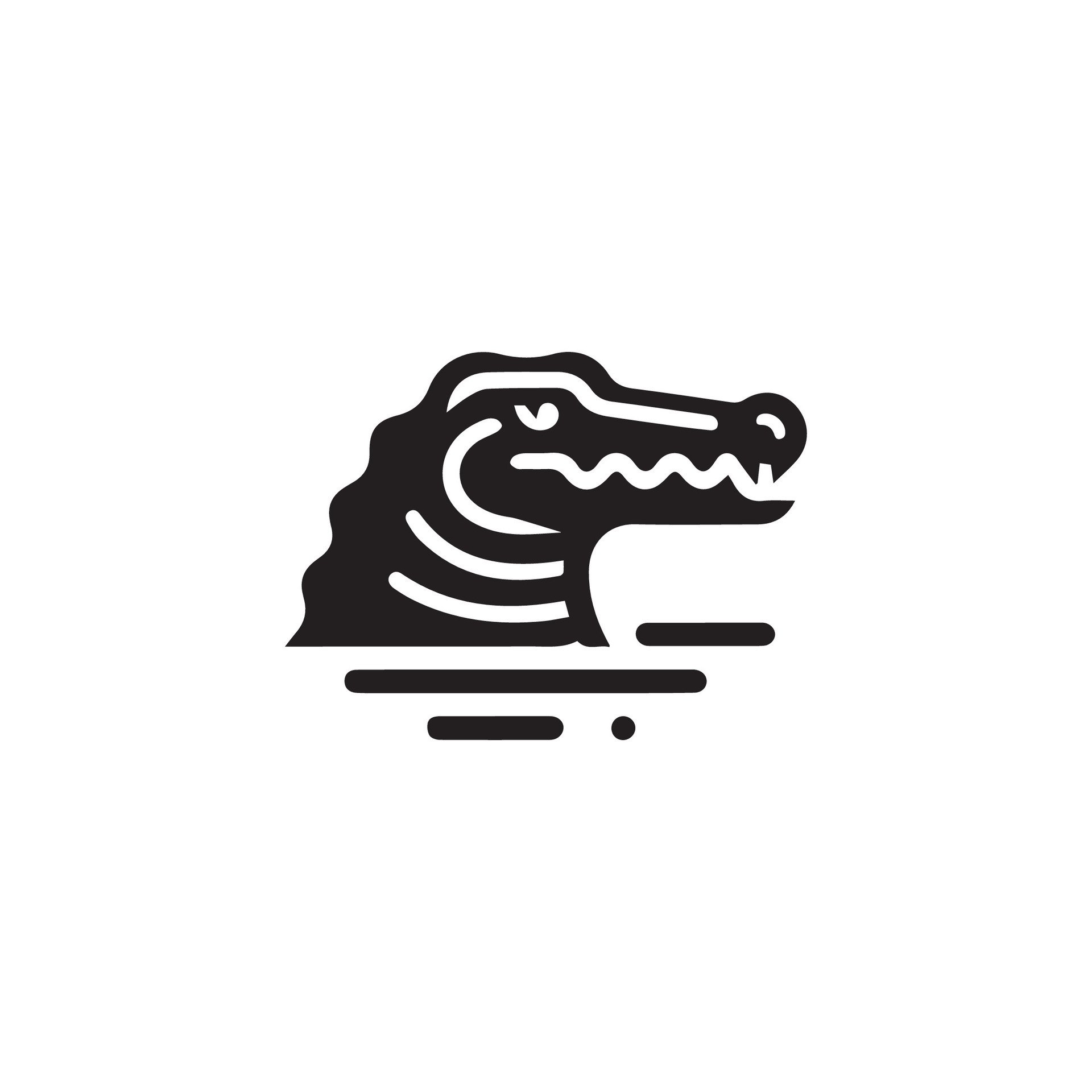 Alligator illustration, vector of crocodile icons 39208603 Vector Art ...