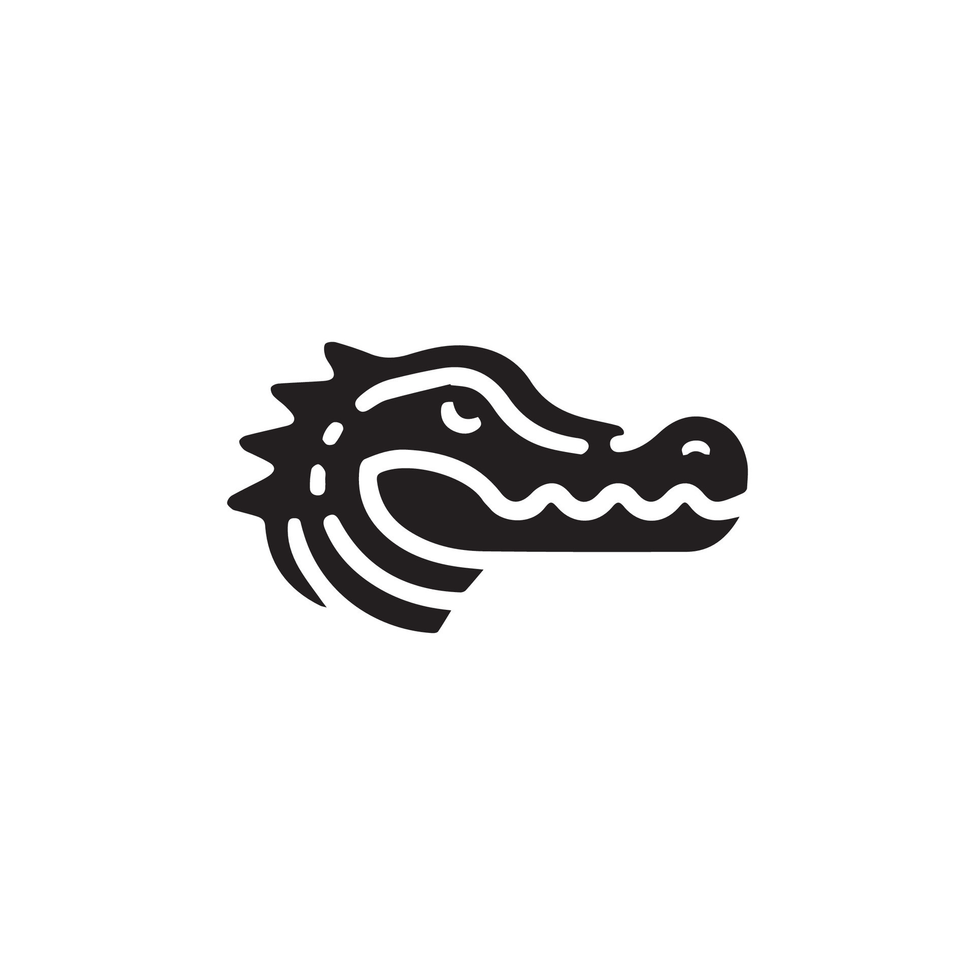 Alligator illustration, vector of crocodile icons 39208674 Vector Art ...