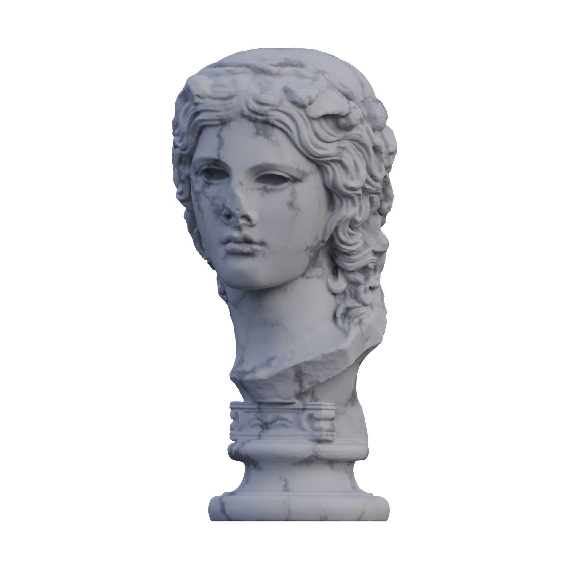 Dionysus Statue 3d Renders Isolated Perfect For Your Design 39209064 Png