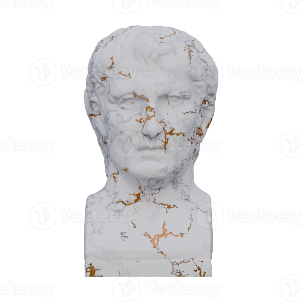 Aristophanes Menander Statue 3d Renders Isolated Perfect For Your Design 39209333 Png