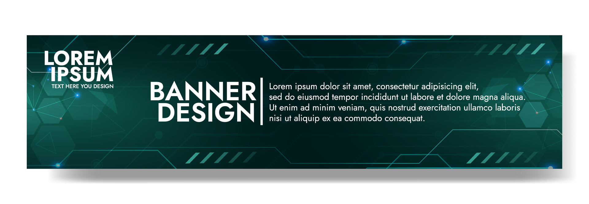 Gradient Digital technology banner. Futuristic banner for various ...
