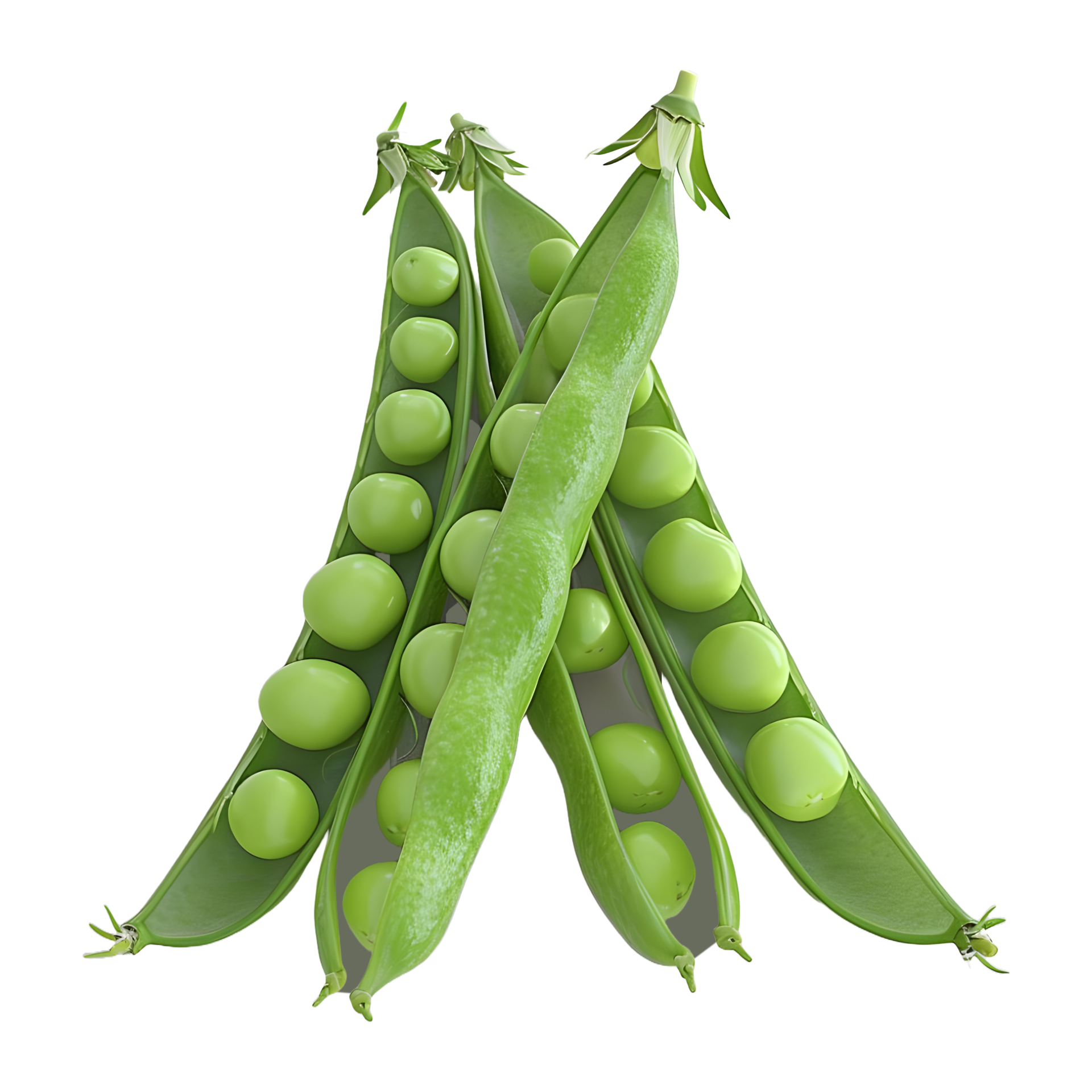 AI generated Green Peas on Transparent background - Ai Generated ...