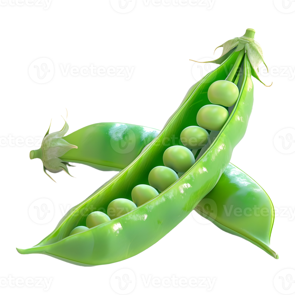 AI generated Green Peas on Transparent background - Ai Generated ...