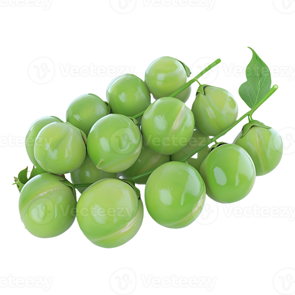AI generated Green Peas on Transparent background - Ai Generated ...