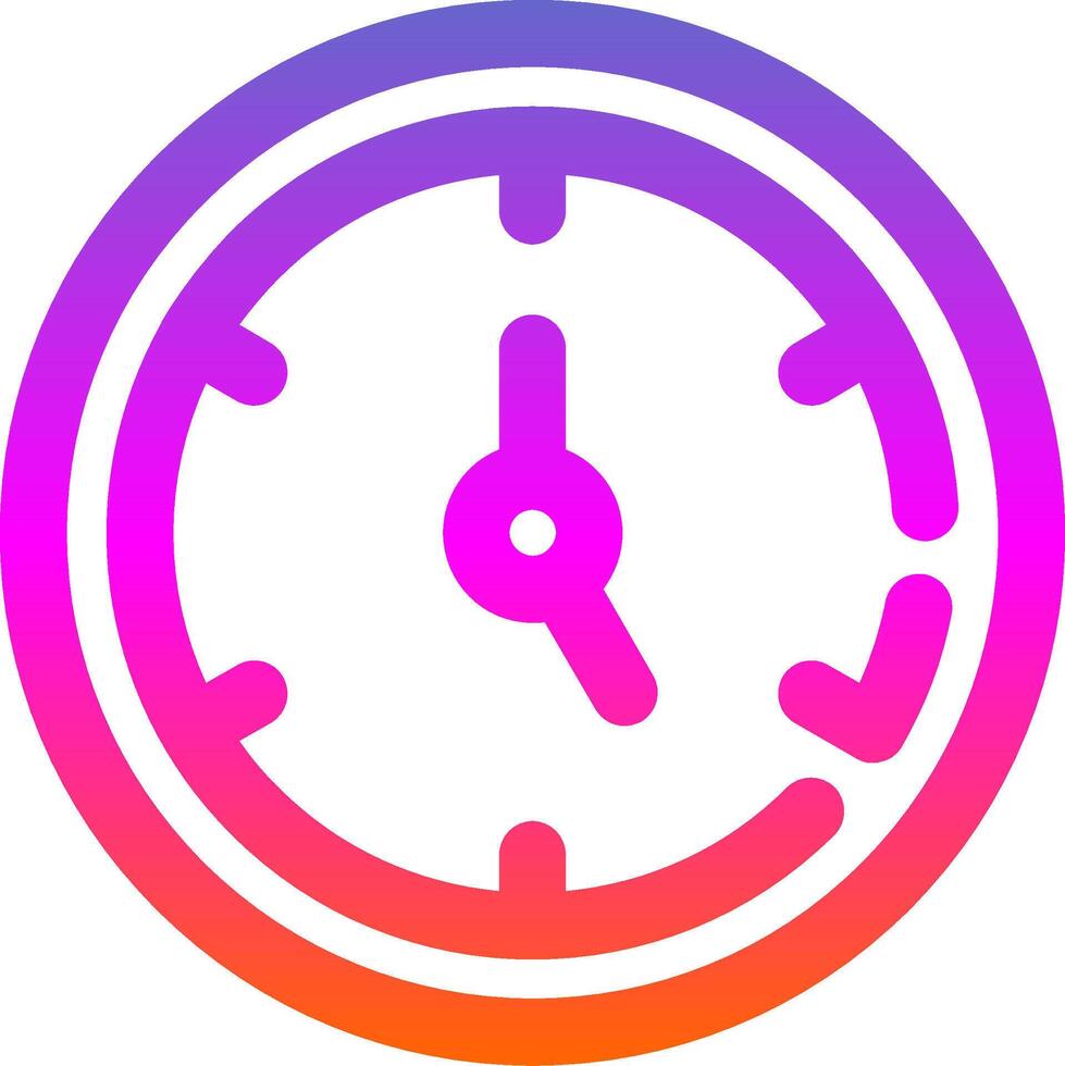 Timer Line Gradient Icon 39231849 Vector Art at Vecteezy